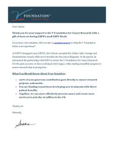 The V Foundation Donation | Top-Notch Cleaning, LLC.